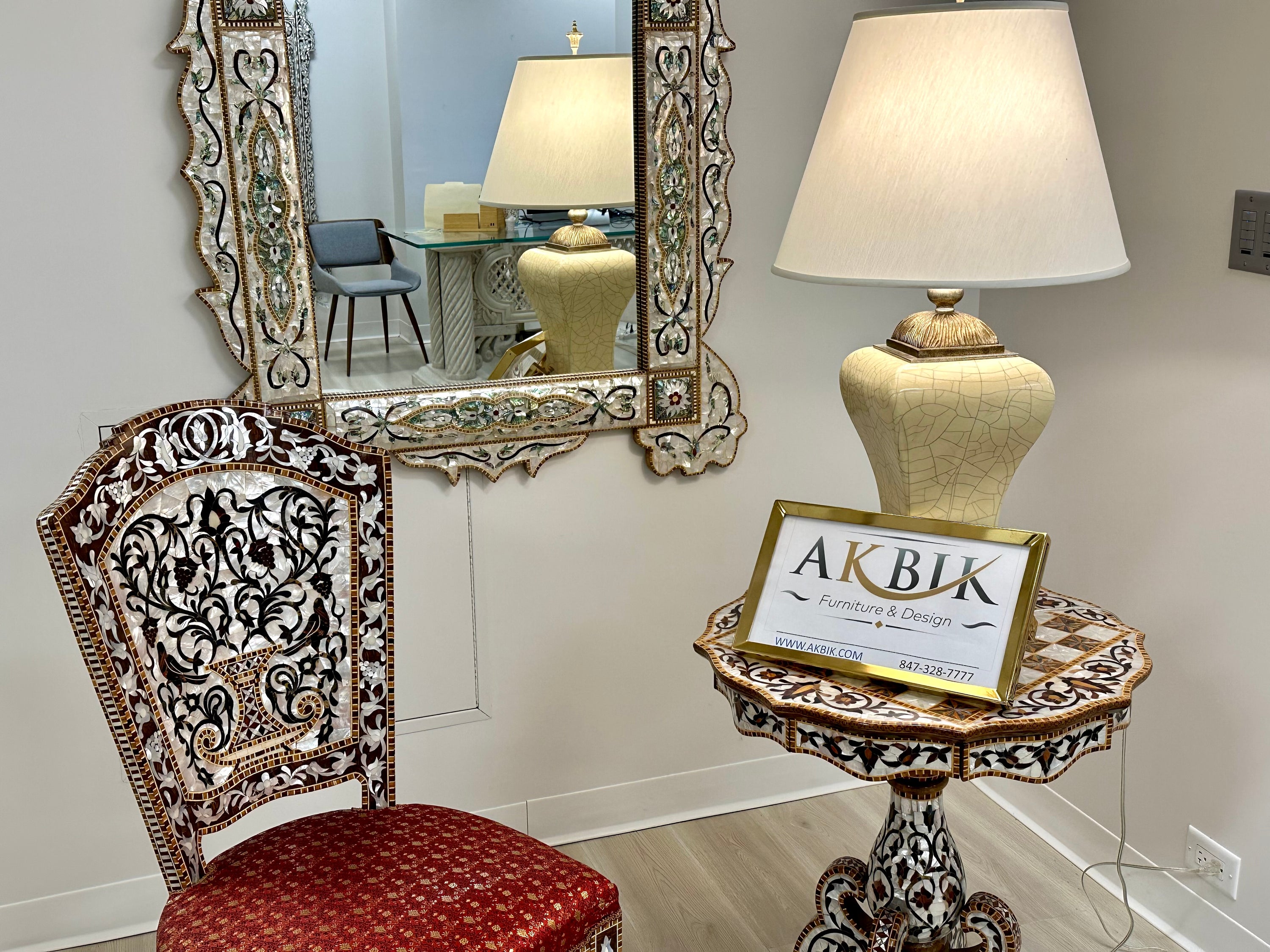 Syrian Furniture | Custom Mother of Pearl Furniture & Design