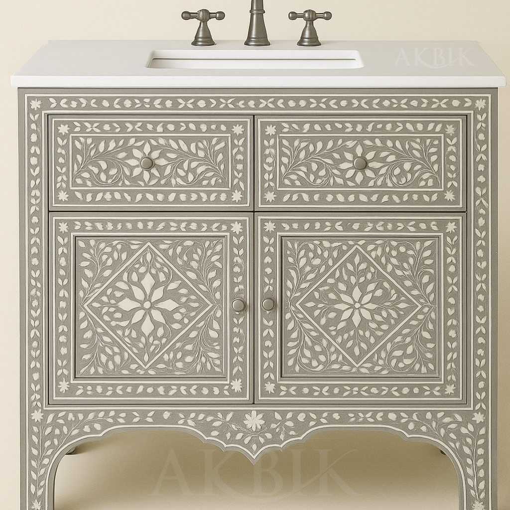 Avela – Handcrafted Moroccan-Inspired Bathroom Vanity | Custom Size Op ...